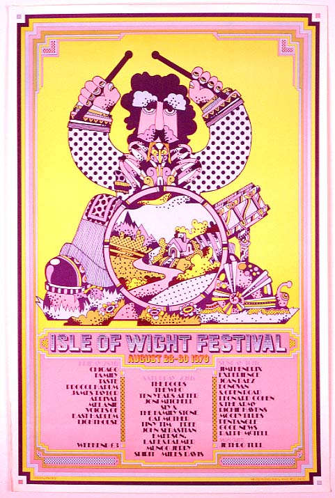 Leonard Cohen en el Festival de la Isla de Wight – Mapa Sónico